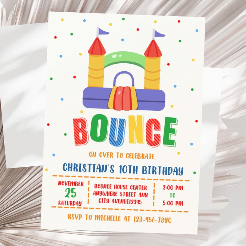 Bounce House Theme - Etsy