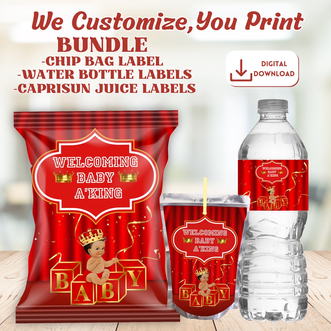 Royal Prince Baby Shower Bundle Party Favor for Royal Baby Shower ...