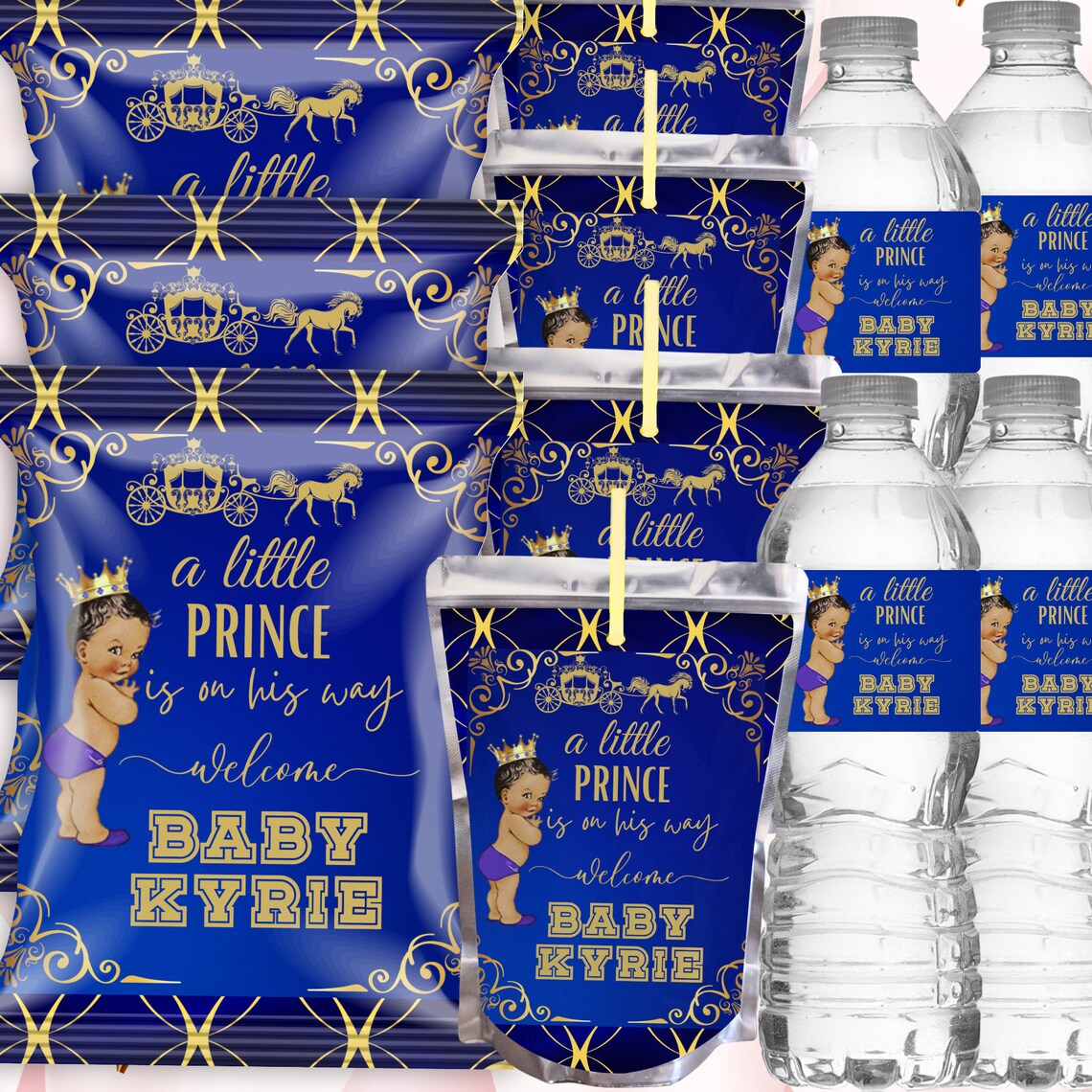 Royal Prince Baby Shower Bundle Party Favor for Royal Baby Shower ...