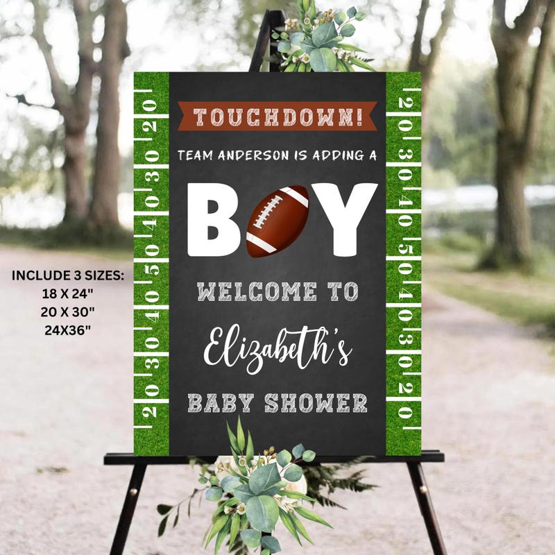Football Welcome Sign - Etsy