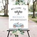 Editable Two Fast Birthday Welcome Sign Vintage Racecar Welcome Board ...