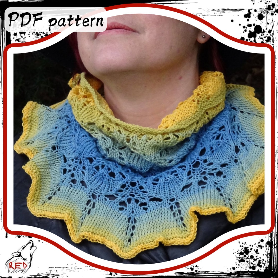 Knitting Pdf Pattern - Helios Dragon Cowl - Etsy