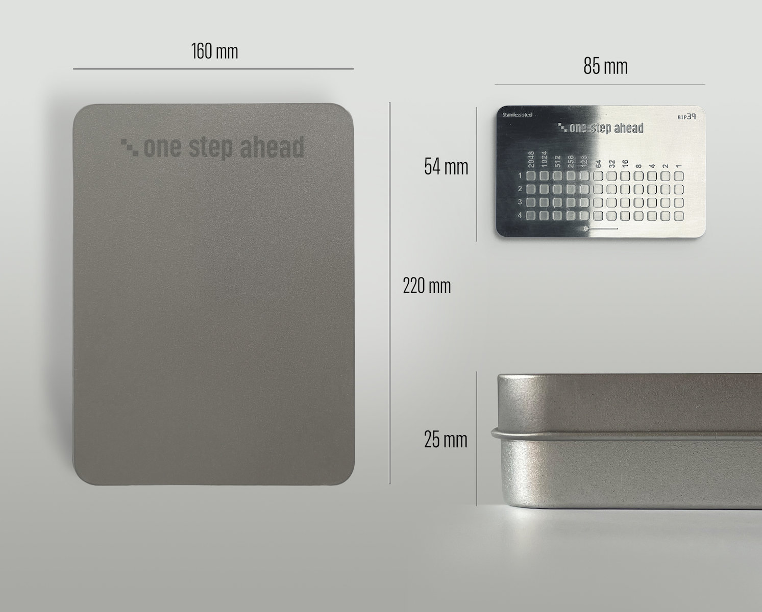 Metal Seed Box Set for 12-word Mnemonic Phrase - Etsy