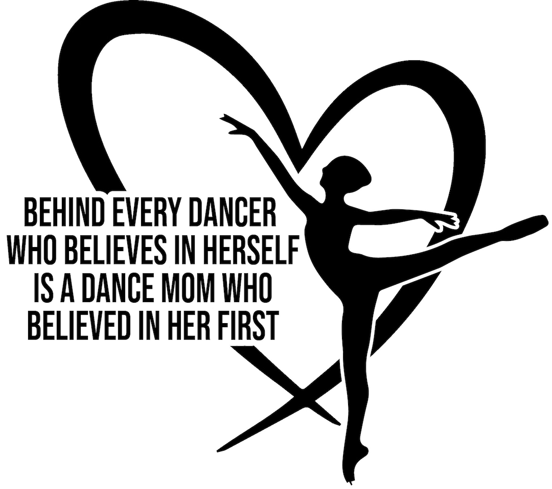 Behind Every Dancer .SVG - Etsy