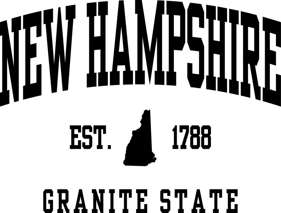 New Hampshire Graphic .svg - Etsy