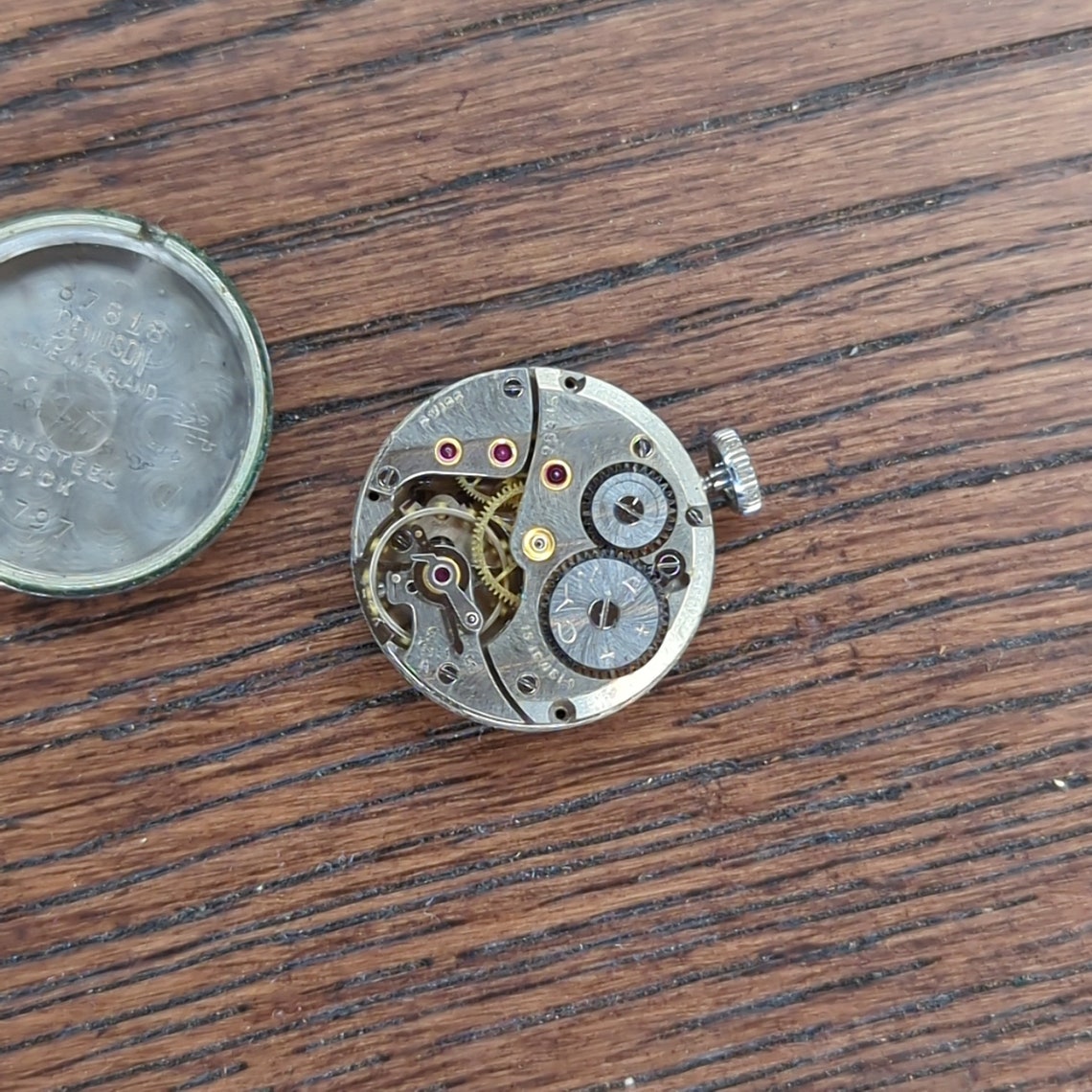 1940s Ladies Cyma Watch, 424K Movement, Dennison Steel Case - Etsy