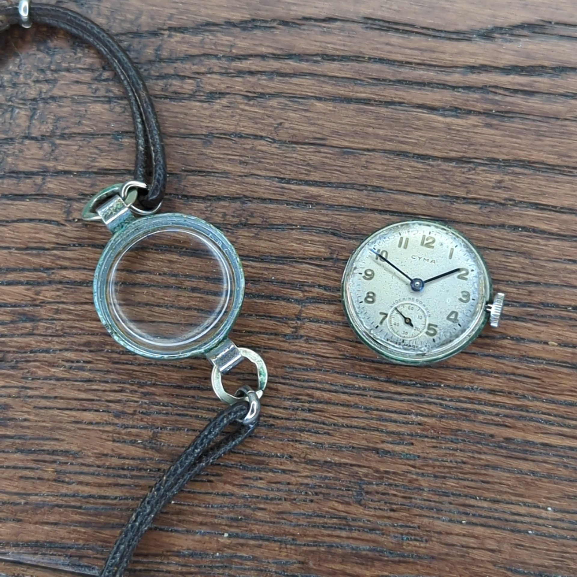 1940s Ladies Cyma Watch, 424K Movement, Dennison Steel Case - Etsy
