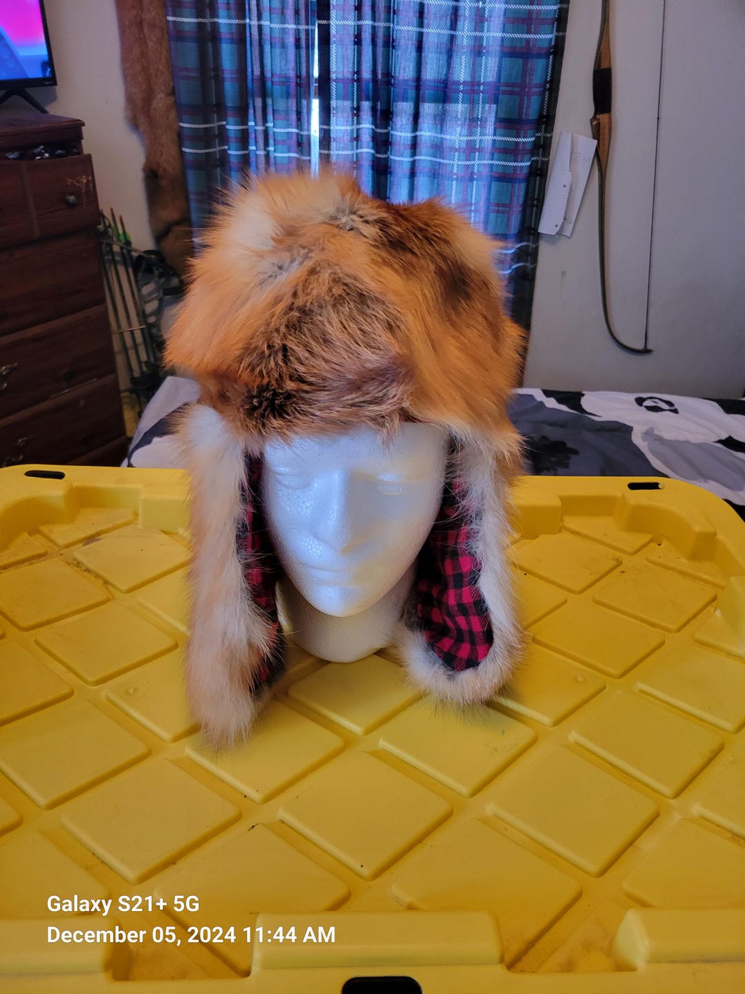 Red Fox Hat With Ear Flaps - Etsy
