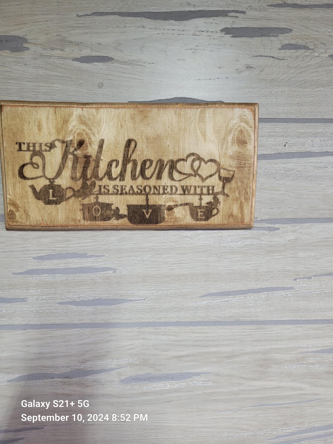Custom Laser Engraved Kitchen Wall Decor - Etsy