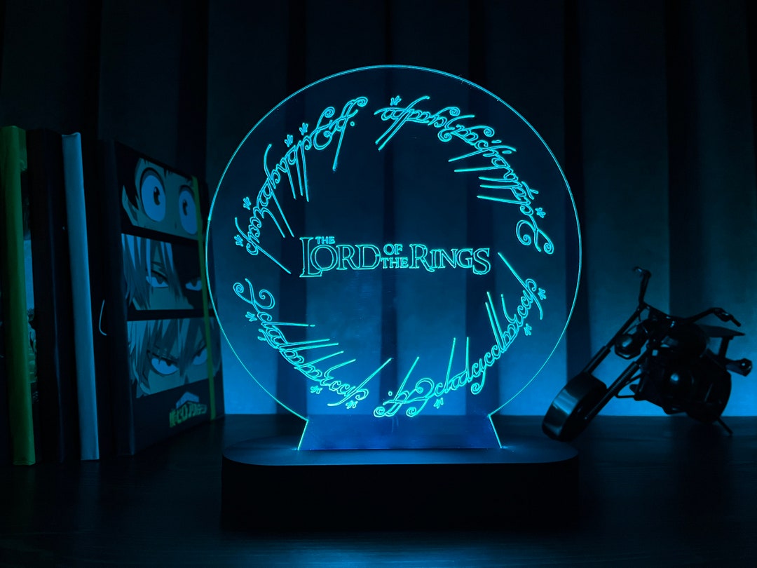 LOTR Fans Christmas Night Light the Lord of the Rings Themed - Etsy