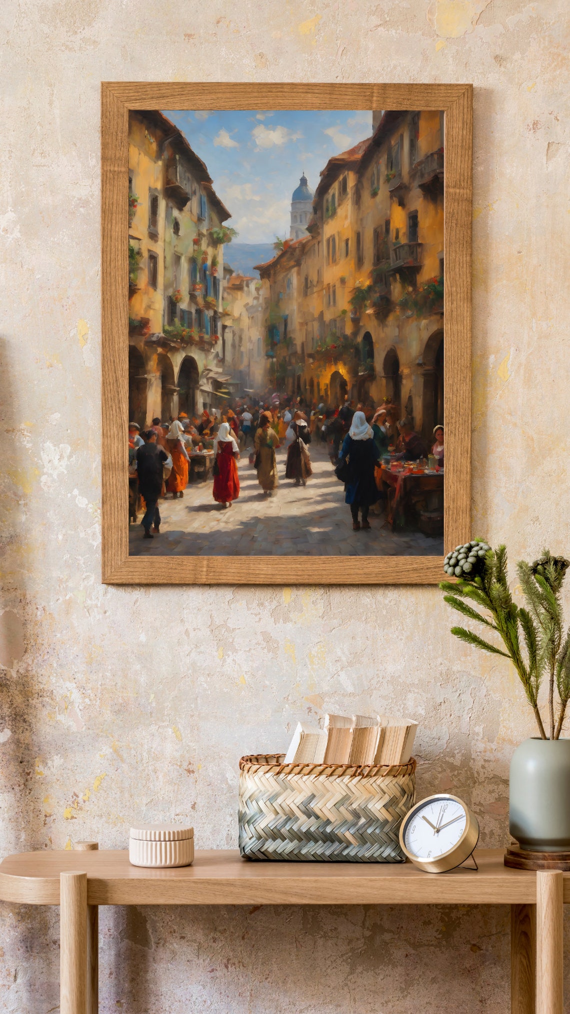 PRINTABLE ''integrity'' , Vintage Art Wall Decor Digital Oil Painting ...