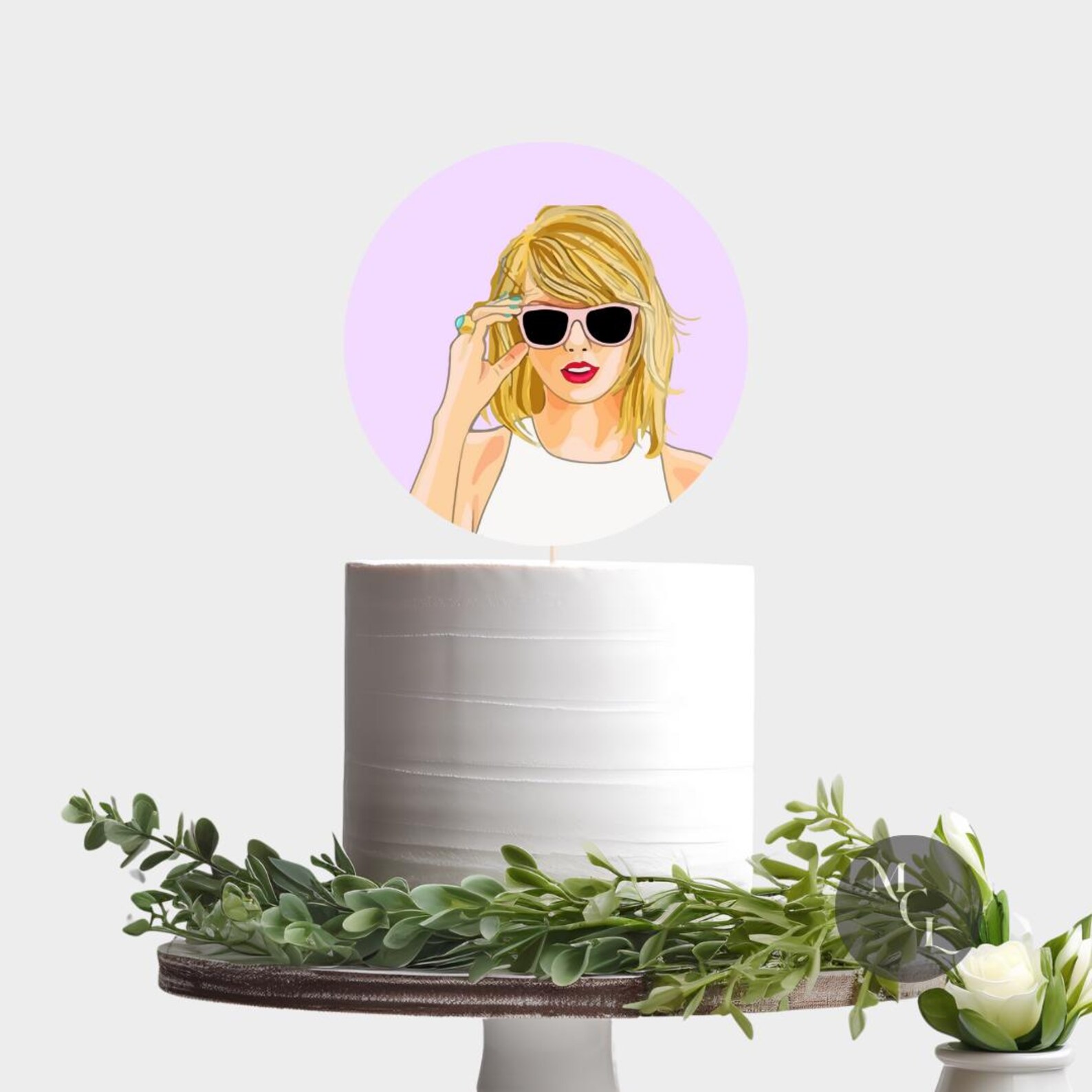 Printable Pop Star Cake Topper | Entertainment Birthday Centerpiece ...