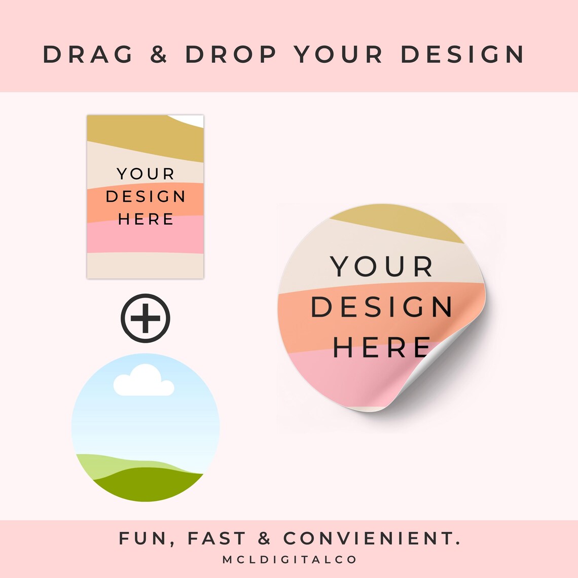 2 Inch Circle Template Canva Drag and Drop Frames - Etsy