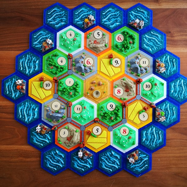 Custom Catan Board - Etsy