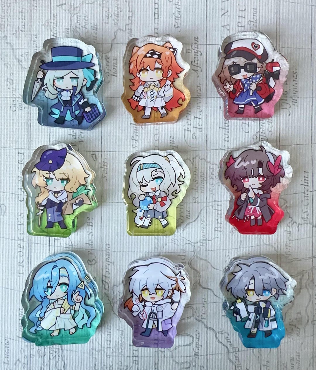 Reverse:1999 | Mini Acrylic Standee and Sticker - Etsy