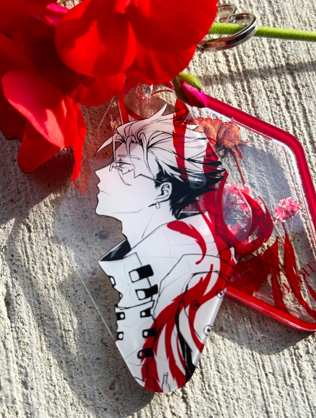 Trigun | Dry Flower Charm - Etsy