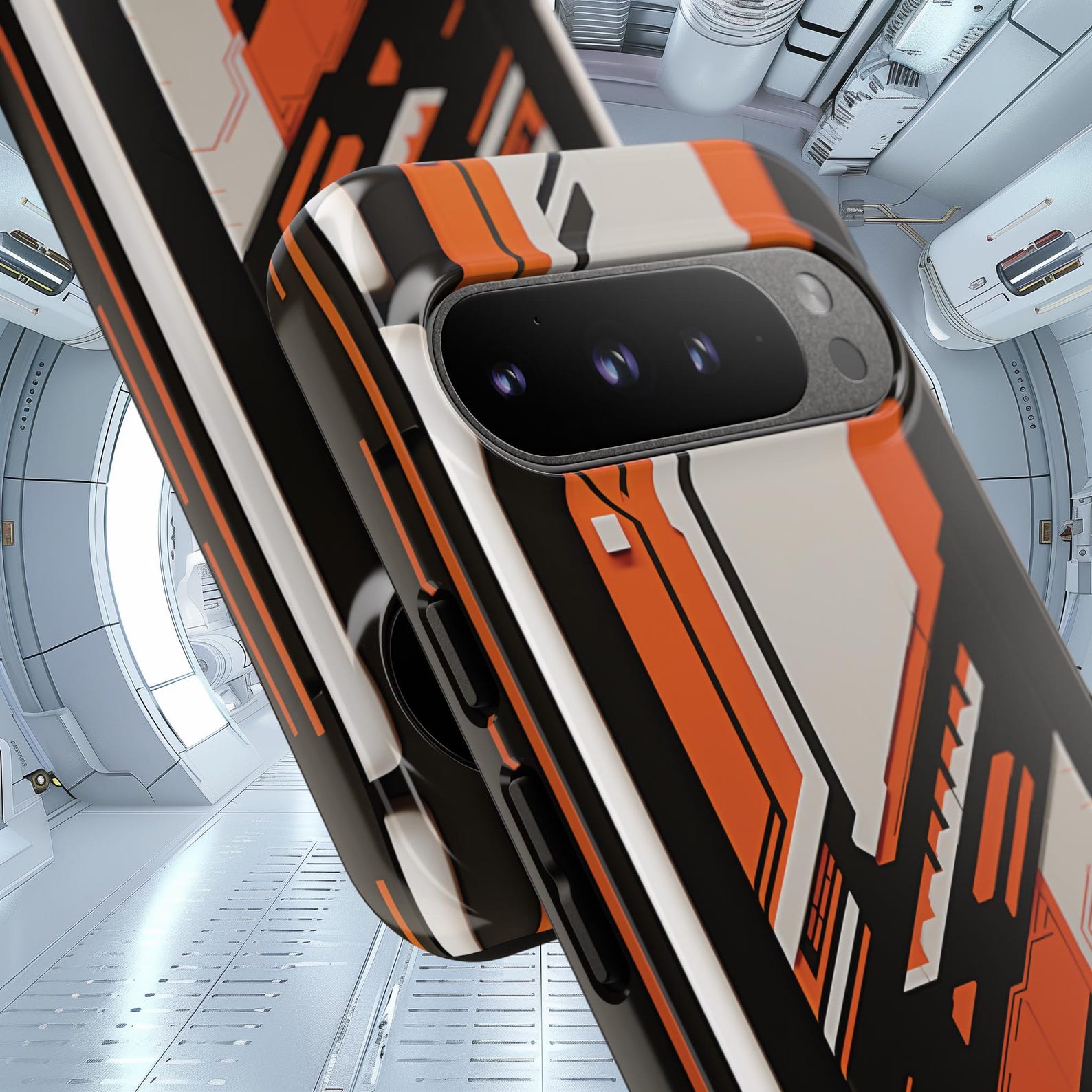Futuristic Sci-fi Cyberpunk Style Future Tech Art Phone Case for iPhone ...