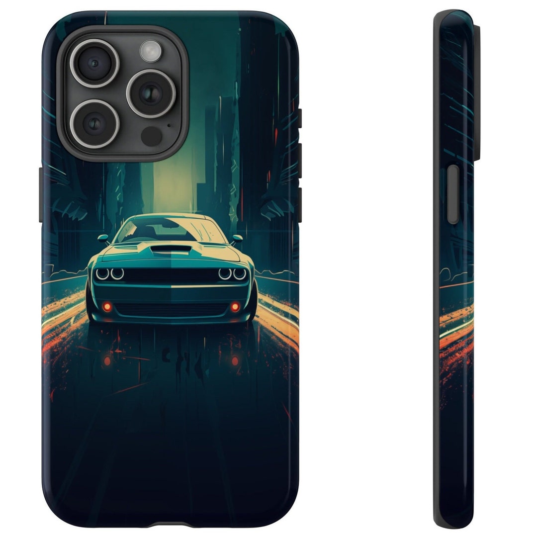 Dodge Challenger American Muscle Car Street Art Phone Case for Iphone ...