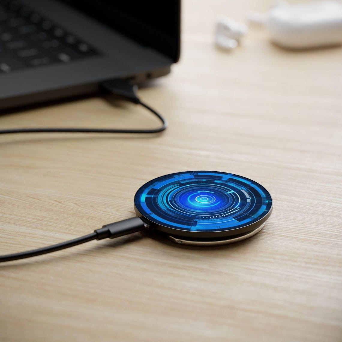 High-tech Sci-fi UI Futuristic Cyberpunk Magsafe Phone Holder Stand ...