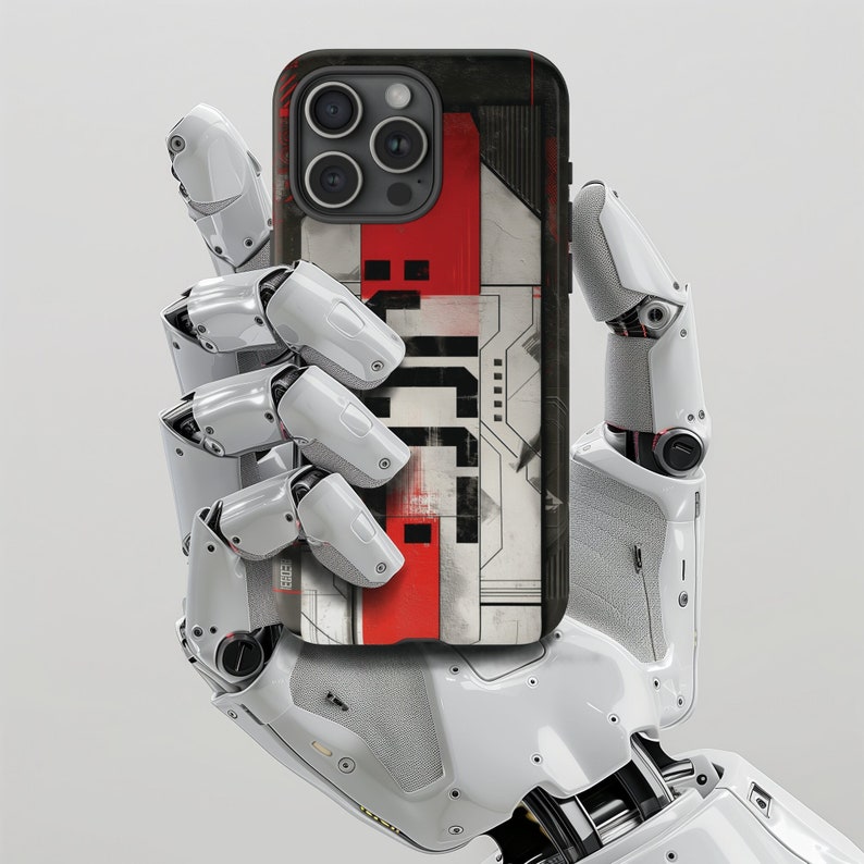 Cyberpunk Aesthetic Futuristic Sci-fi Phone Case for iPhone 17,16,15,14 ...