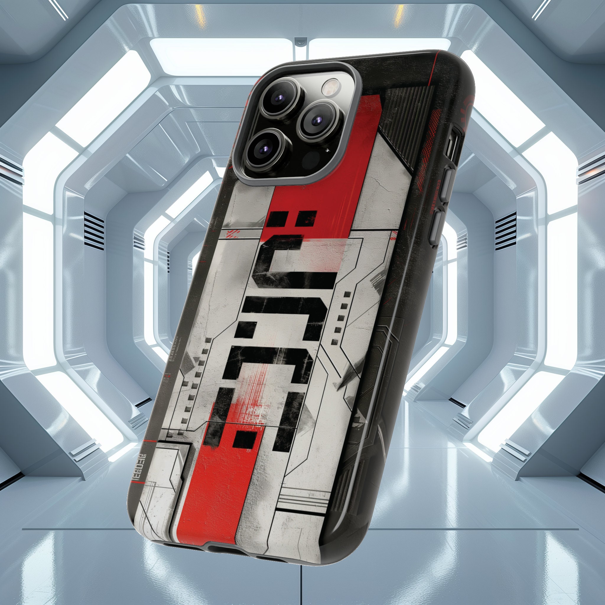 Cyberpunk Aesthetic Futuristic Sci-fi Phone Case for iPhone 17,16,15,14 ...