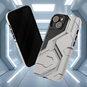 Futuristic High-tech Sci-fi Style Cyberpunk Phone Case for iPhone 17,16 ...
