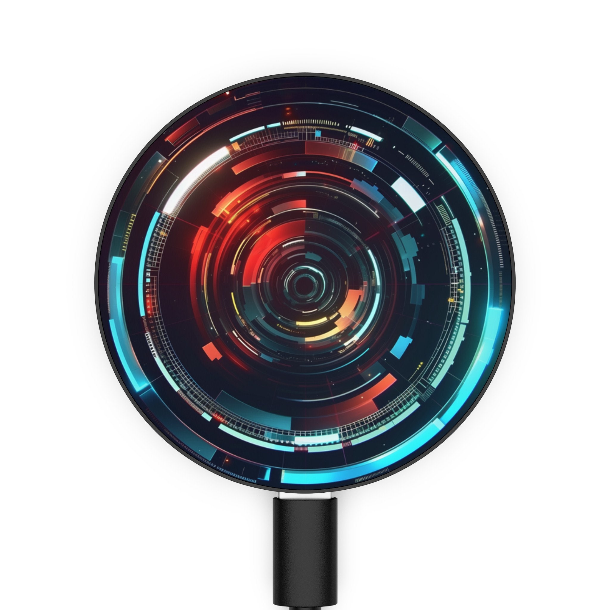 High-tech Futuristic Sci-fi UI Cyberpunk Magsafe Phone Holder Stand ...