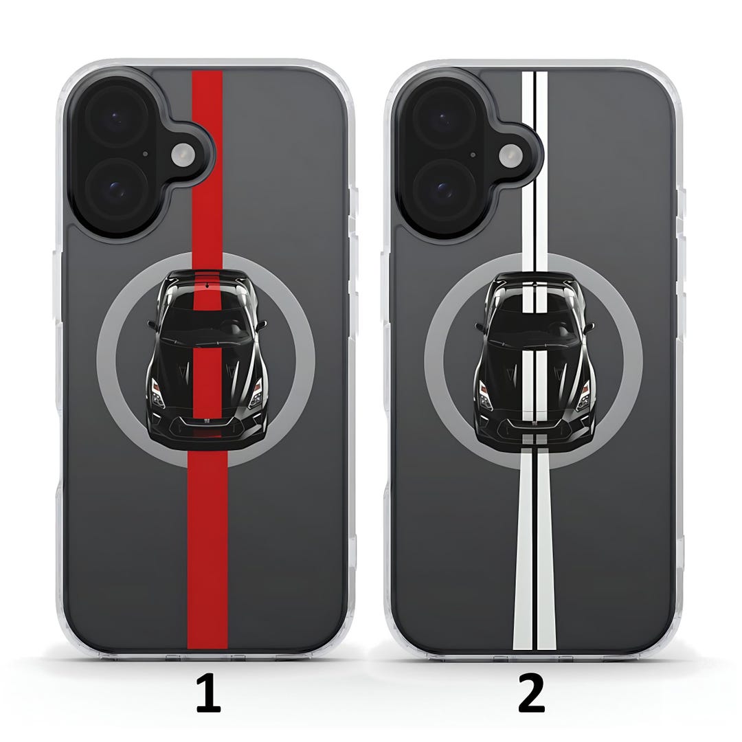 Nissan GTR JDM Japanese Sports Car Clear Magsafe Phone Case for iPhone ...