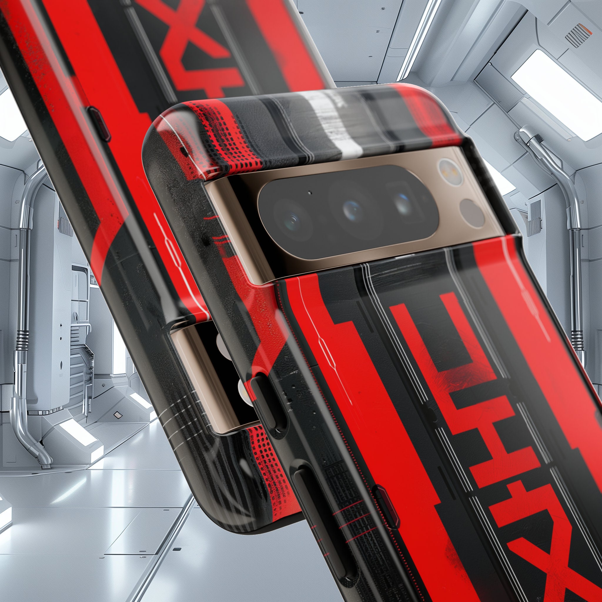 Futuristic Cyberpunk Aesthetic Sci-fi Phone Case for Iphone,15,14,13,12 ...