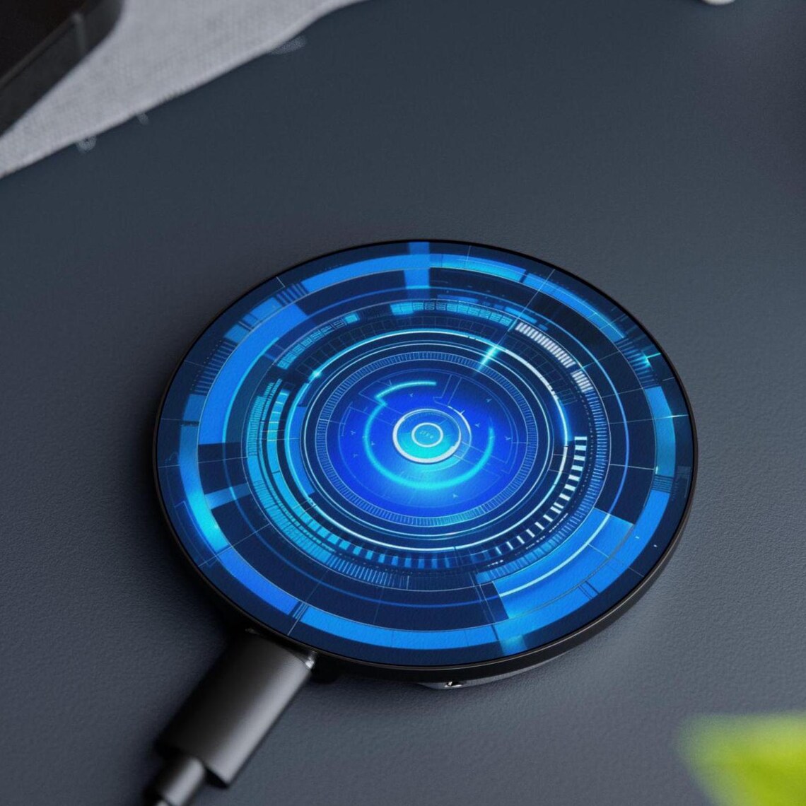 High-tech Sci-fi UI Futuristic Cyberpunk Magsafe Phone Holder Stand ...