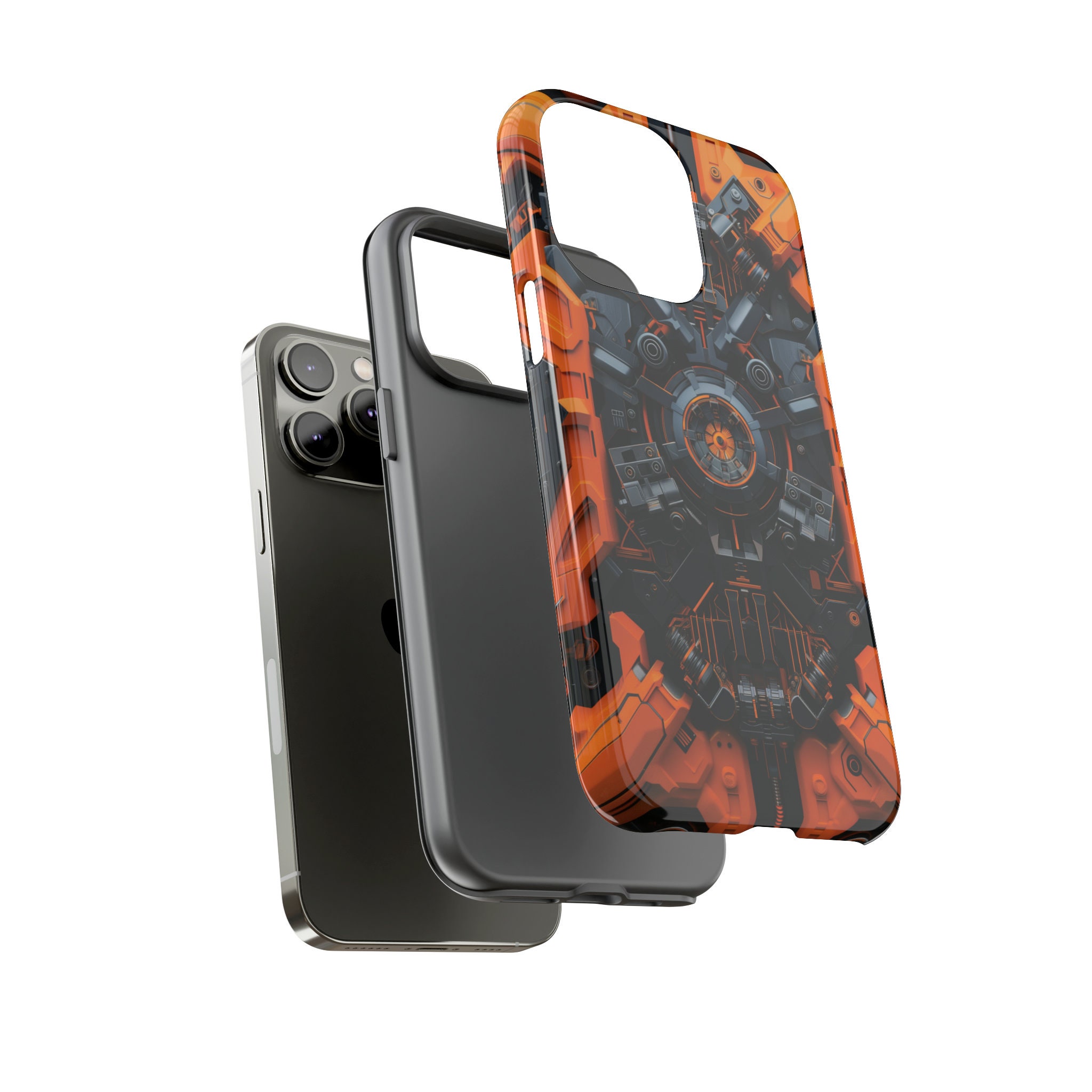 Futuristic Sci-fi Future Tech Cyberpunk Phone Case for iPhone 15,14,13 ...