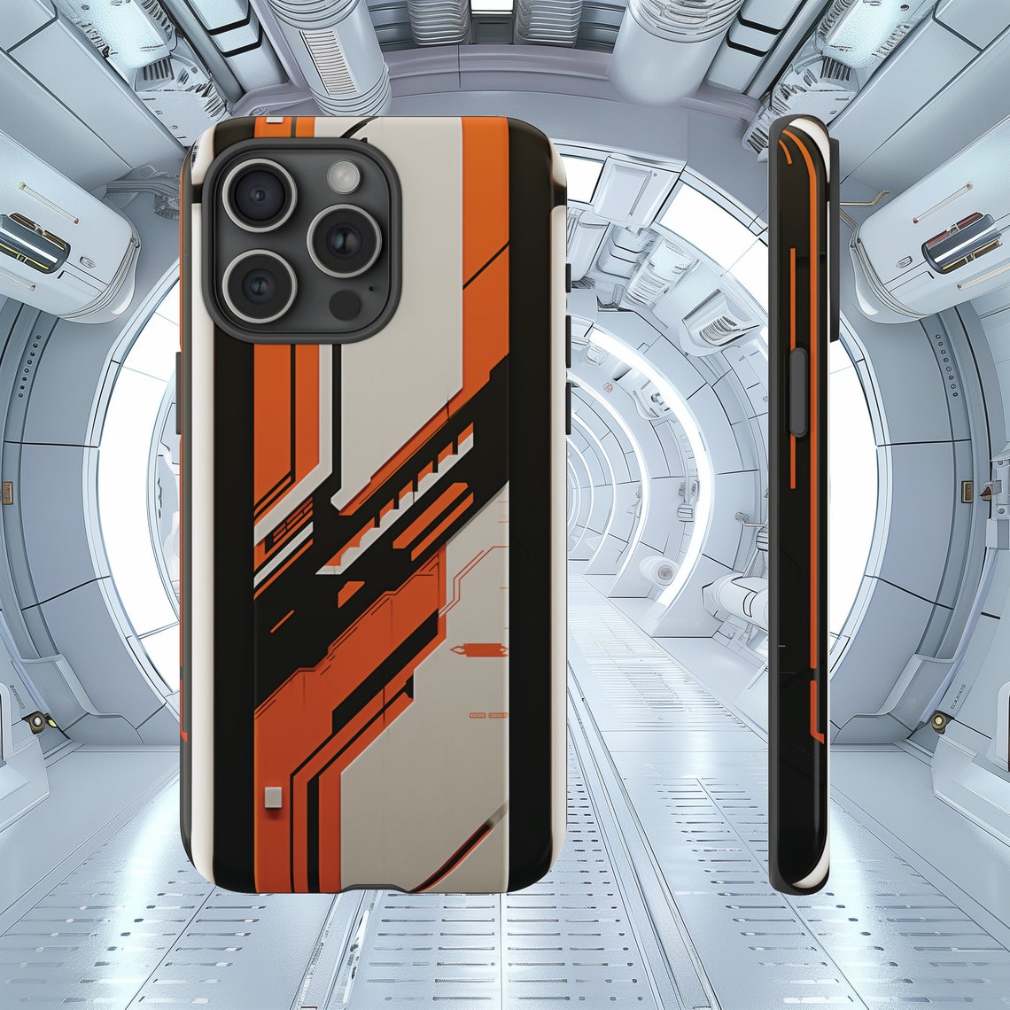 Futuristic Sci-fi Cyberpunk Style Future Tech Art Phone Case for Iphone ...