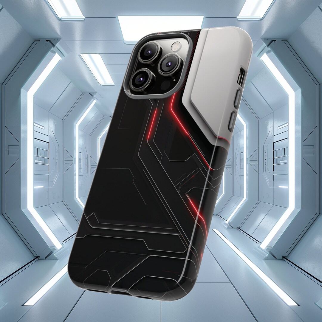 Futuristic Design Sci-fi Tech Cyberpunk Phone Case for iPhone 15,14,13 ...