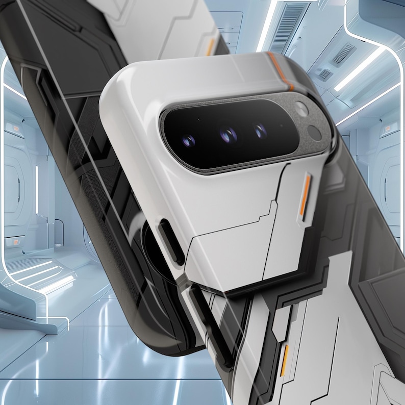 High-tech Futuristic Sci-fi Style Cyberpunk Phone Case for iPhone 17,16 ...