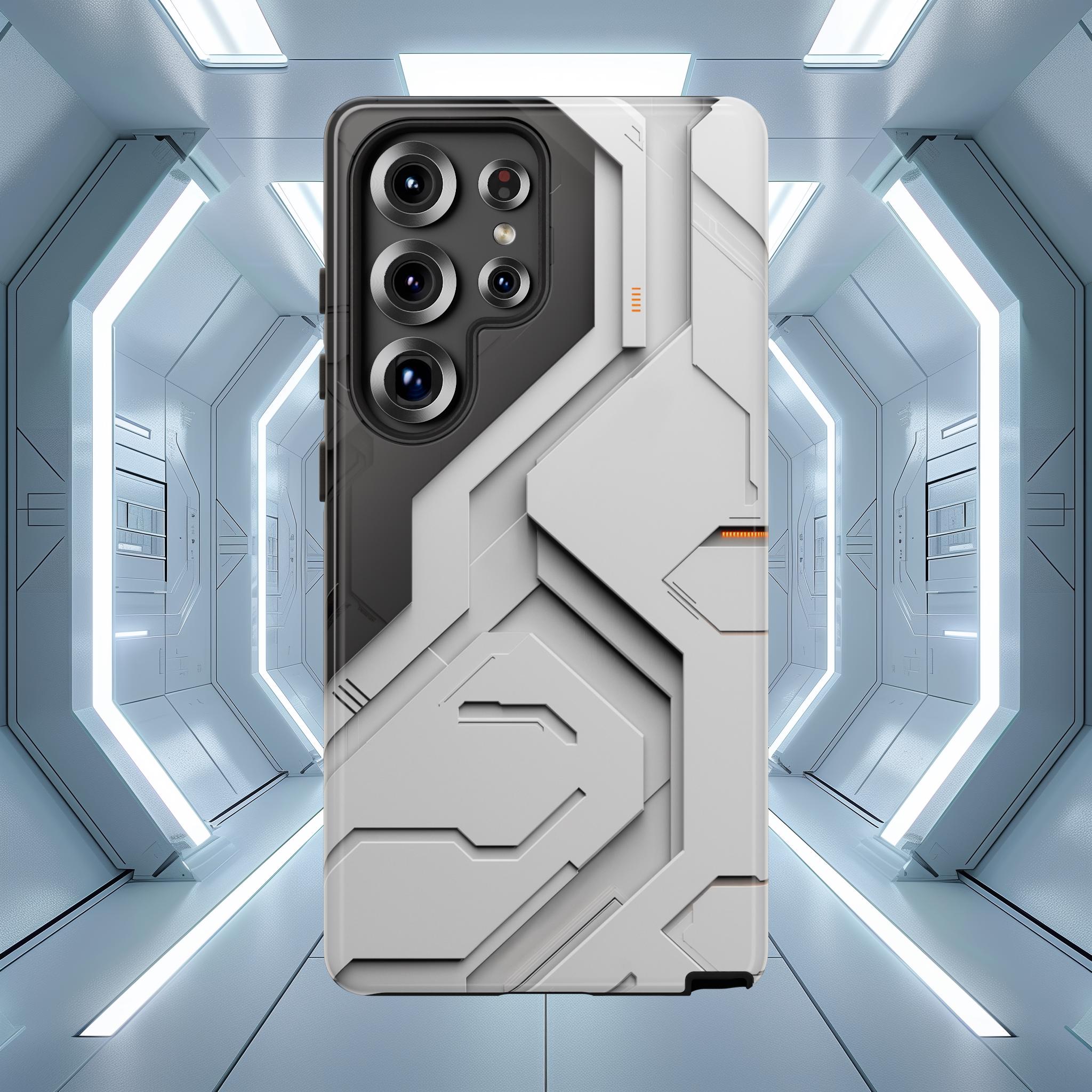 Futuristic High-tech Sci-fi Style Cyberpunk Phone Case for iPhone 17,16 ...