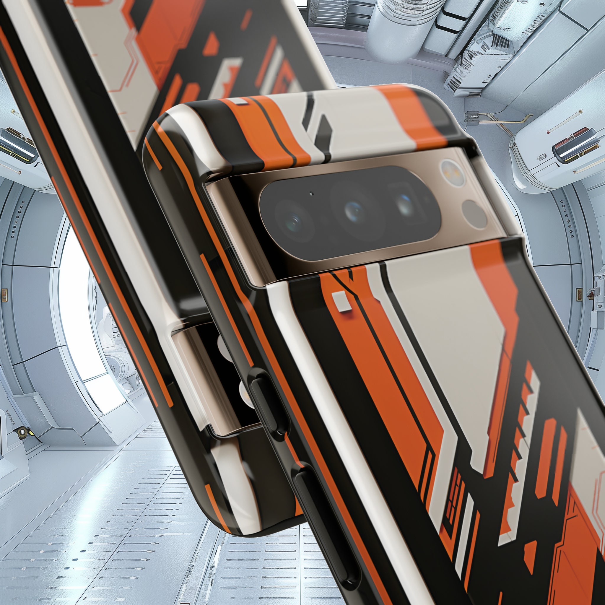 Futuristic Sci-fi Cyberpunk Style Future Tech Art Phone Case for Iphone ...