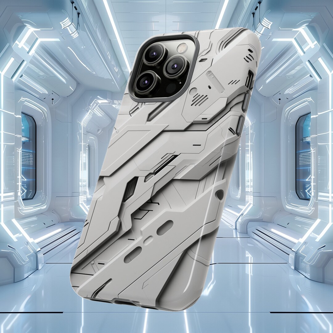 Futuristic Design Sci-fi Tech Cyberpunk Phone Case for iPhone 17,16,15 ...