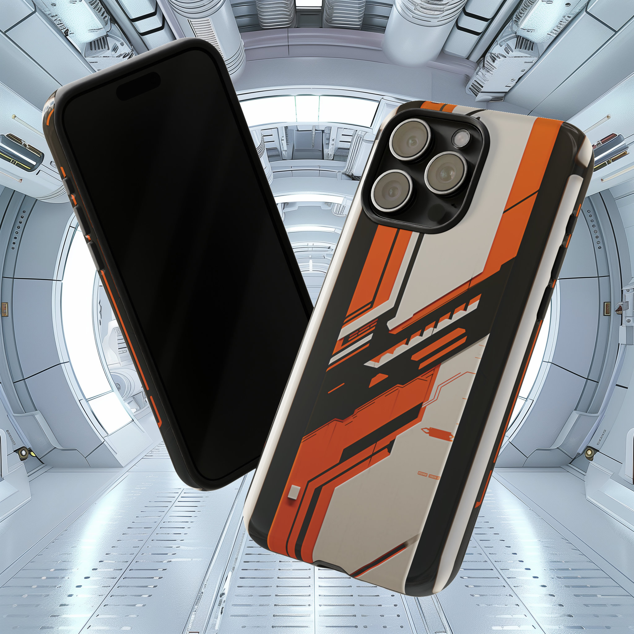 Futuristic Sci-fi Cyberpunk Style Future Tech Art Phone Case for Iphone ...