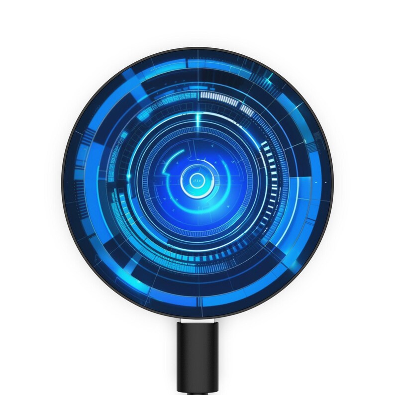 High-tech Sci-fi UI Futuristic Cyberpunk Magsafe Phone Holder Stand ...