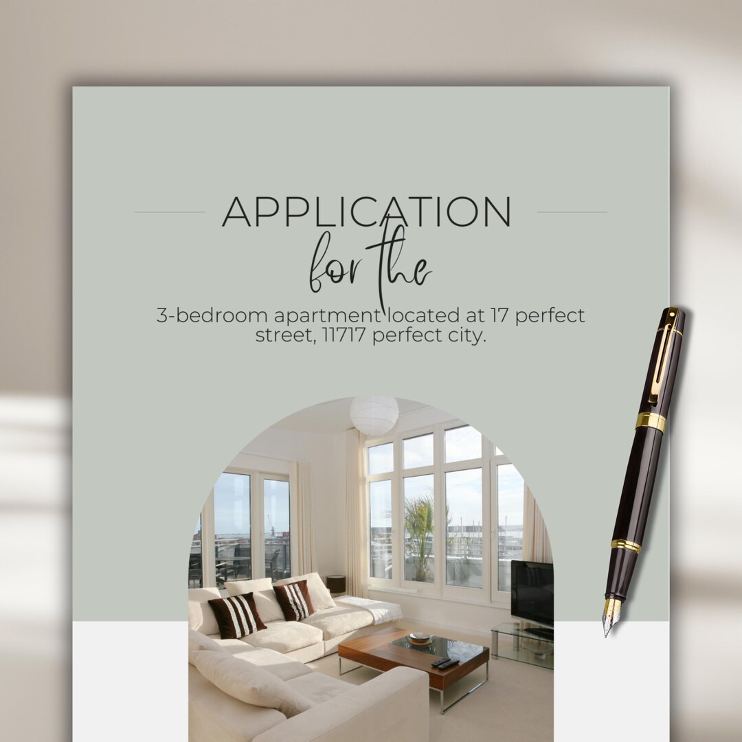 Tenant Resume Template Rental Application CV Creative Rental Cover ...