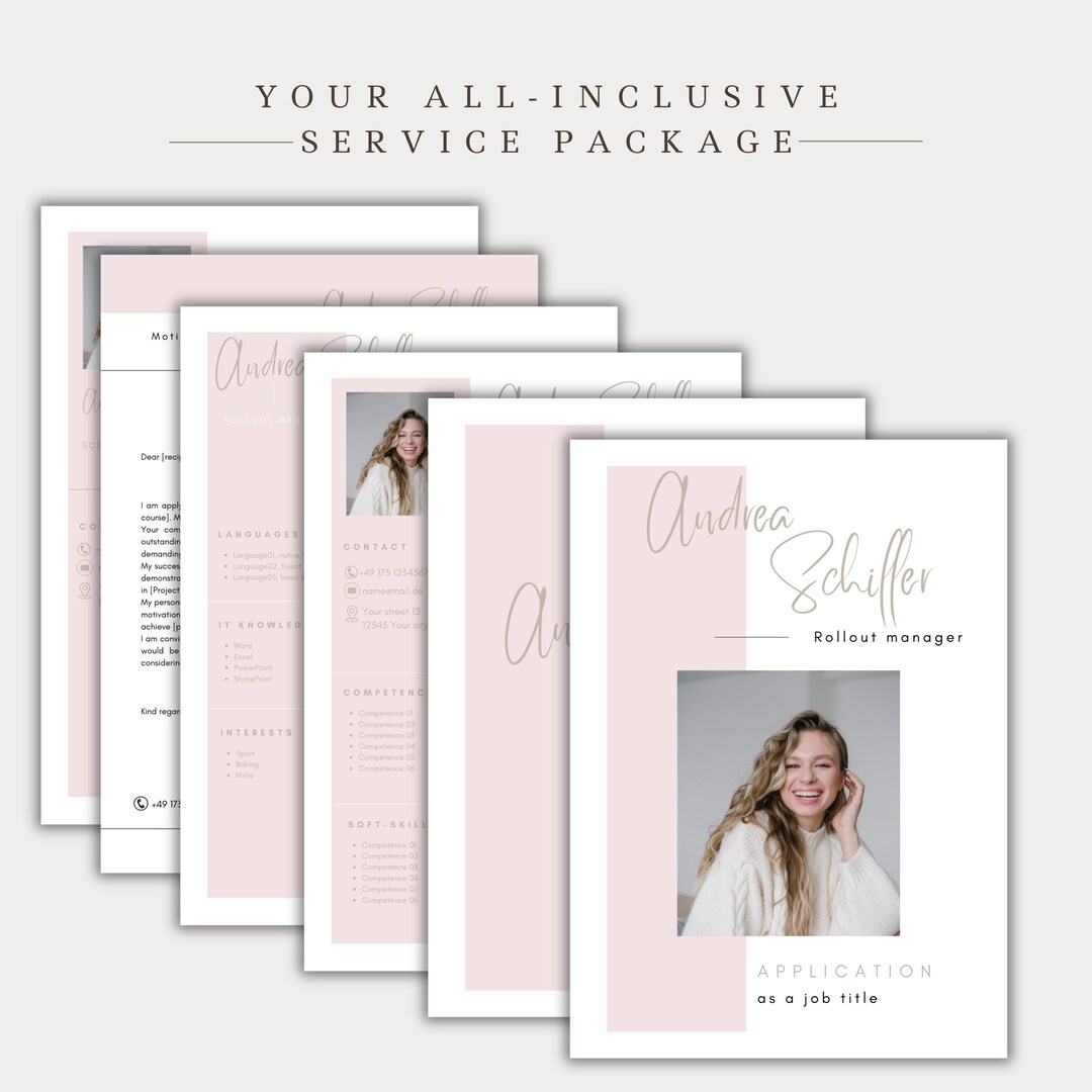Modern Application Templates English Tabular CV Template Cover Sheet ...