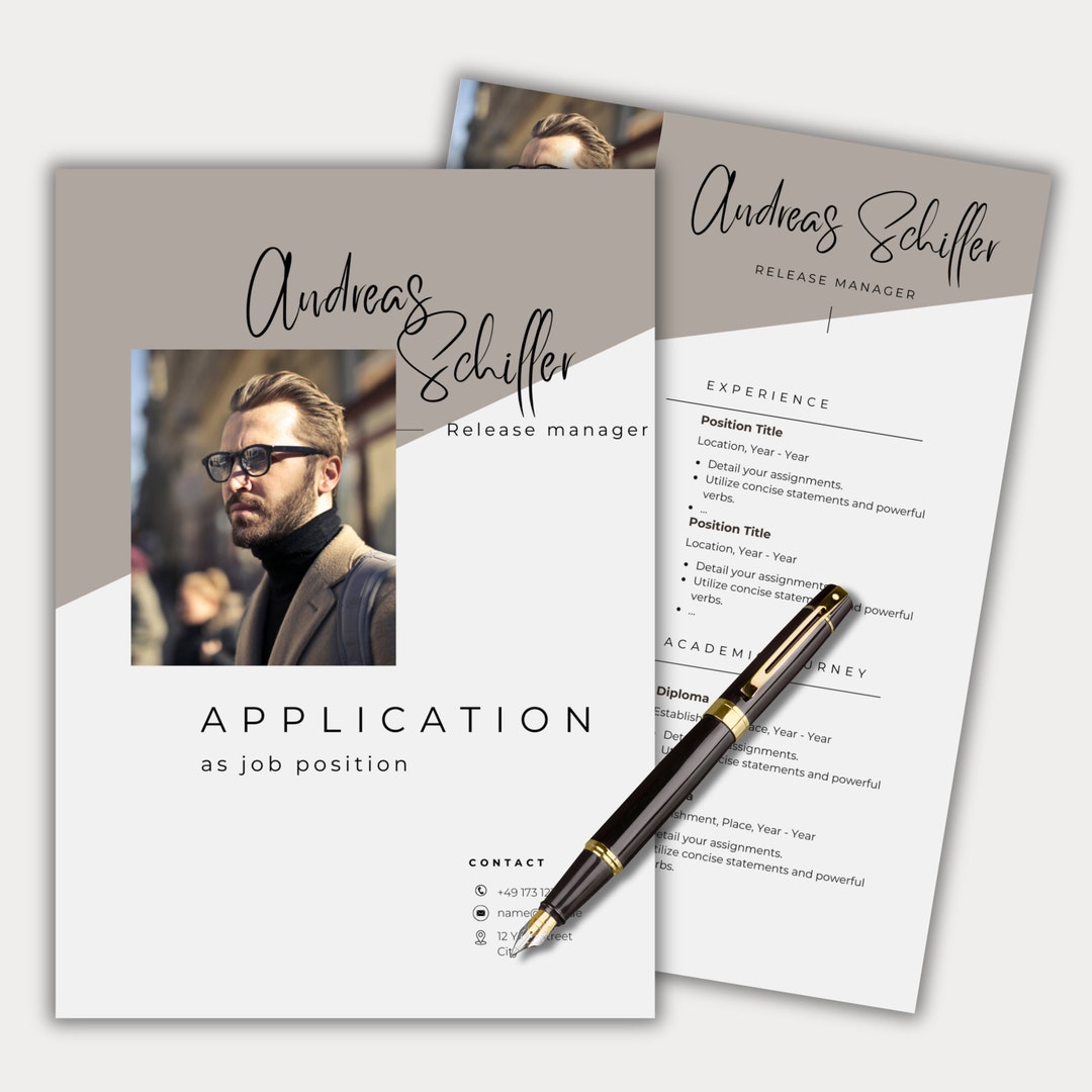 Modern Application Templates English Tabular CV Template Cover Sheet ...