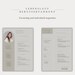 Application Template German CV Tabular Creative Cover Letter Modern ...