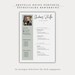 Application Template German CV in Table Creative Cover Letter Modern ...