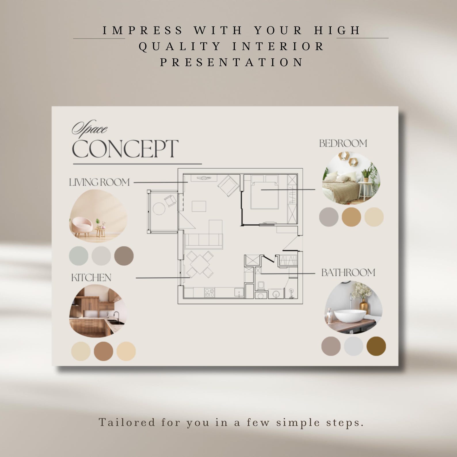 Interior Design Presentation Template FFE Finishes Concept Mood Board ...