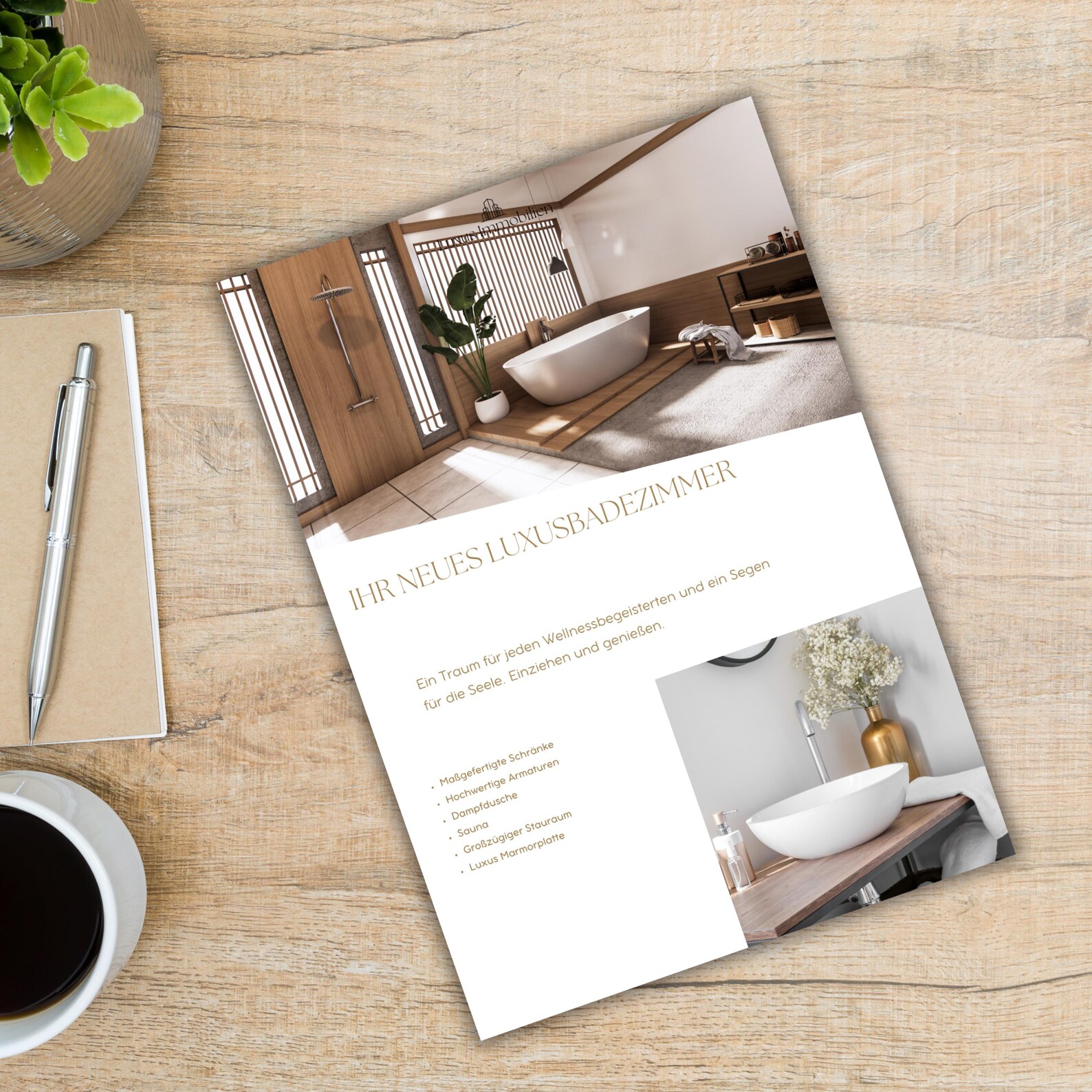 Real Estate Expose Template House Sale Agent Template Apartment Sale ...