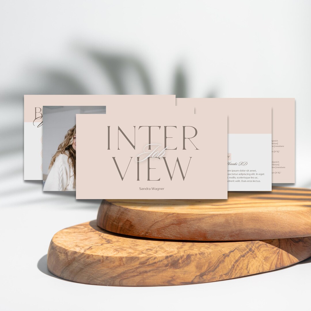Job Interview Präsentation Powerpoint Vorlage Canva Modern ...