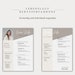 Application Template German CV in Table Creative Cover Letter Modern ...