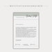 Application Template German CV in Table Creative Cover Letter Modern ...