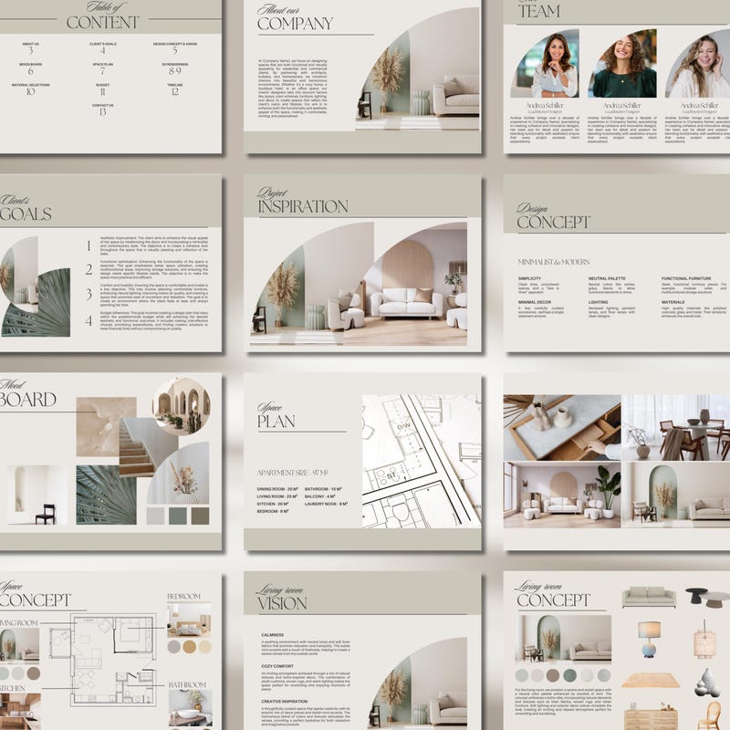 Spec Book Template - Etsy